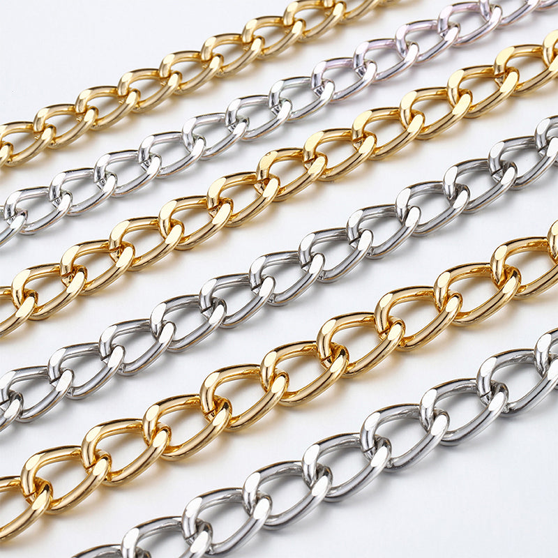 1M,Twisted Stainless Steel Chain, 1bag, MFCH2049 – kokodiy