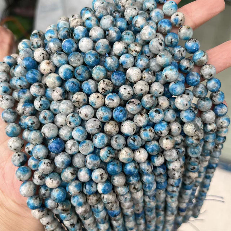 Natural K2 Stone Round Beads, 8/10mm | KOKODIY – kokodiy