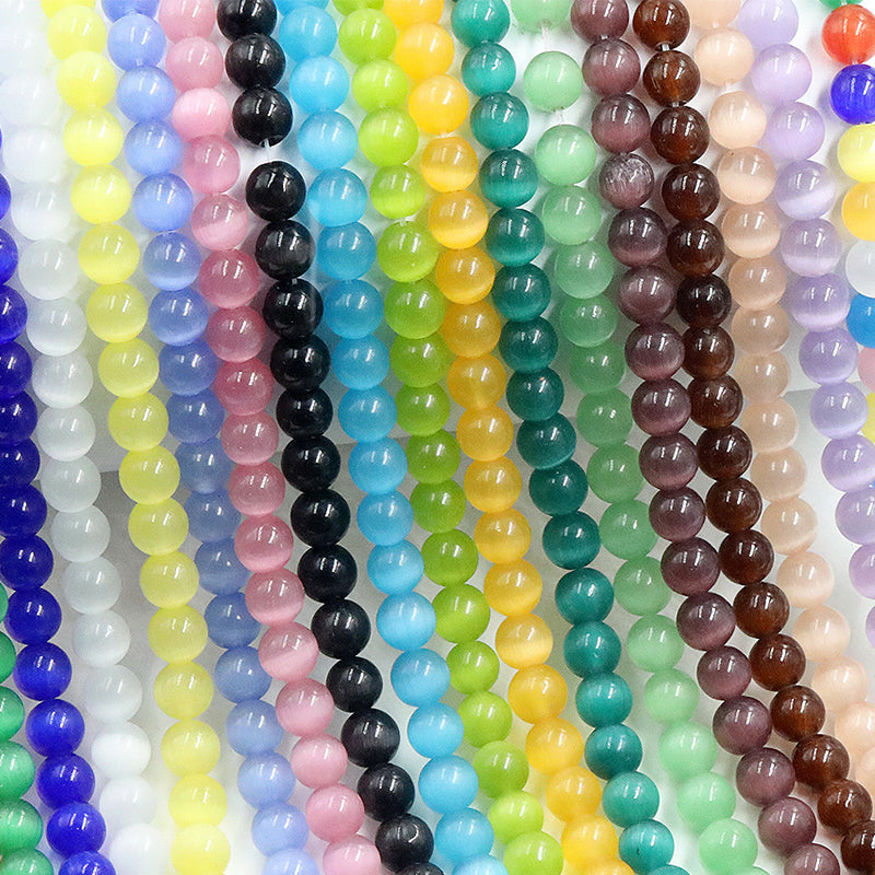Cat Eye Beads, 4-10mm,1 Strand, MBGL9001 – kokodiy